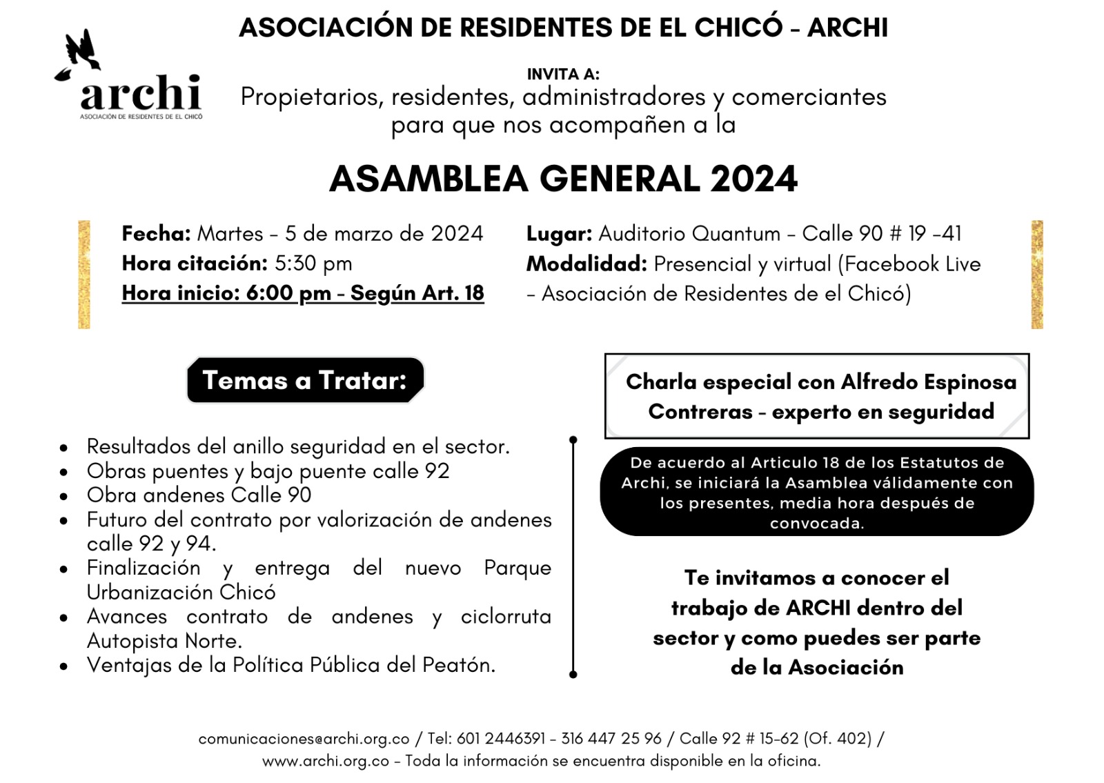 Asamblea 2024 — ARCHI
